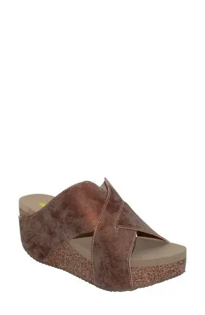 VOLATILE Firefly Wedge Platform Sandals - Bronze