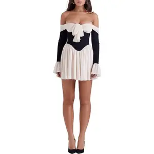House Of Cb Alana Strapless Mini Dress - Black