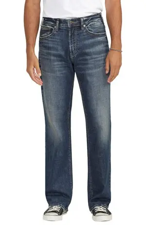 SILVER JEANS CO. Gordie Relaxed Fit Straight Leg Jeans