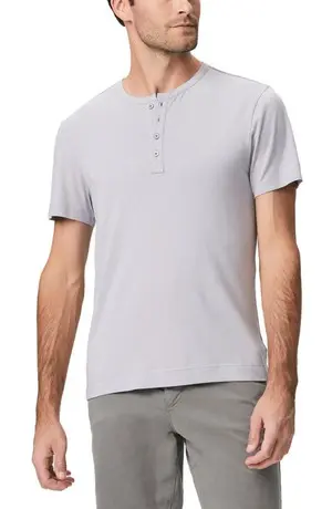 Paige Harwood Short Sleeve Henley - Dusty Iris