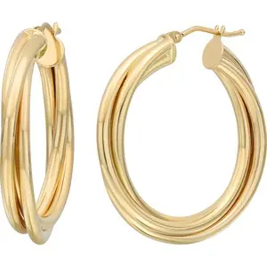 BONY LEVY Bony Levy 14k Gold Hoop Earrings