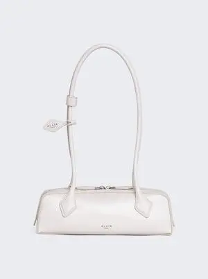 Alaïa ALAÏA Le Teckel Small Goatskin Bag White