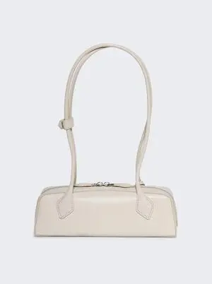 Alaïa Le Teckel Small Bag In Leather - White