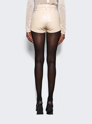 Magda Butrym High-rise Leather Shorts