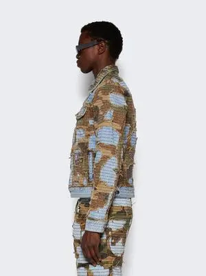 Amiri Boro Repair Trucker Jacket - Multi