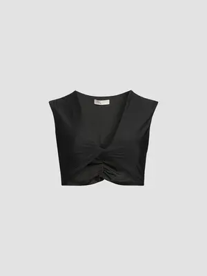 Ramy Brook Oliwia Bikini Top - Black