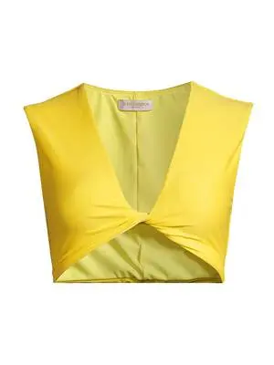 Ramy Brook Oliwia Bikini Top Citrine