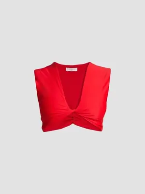 Ramy Brook Oliwia Bikini Top - Flame
