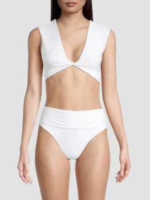 Ramy Brook Oliwia Bikini Top - White
