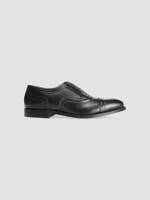 Allen Edmonds Strand Leather Cap-toe Oxfords - Black