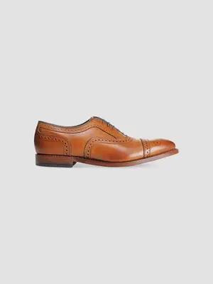 Allen Edmonds Strand Leather Cap-toe Oxfords - Walnut