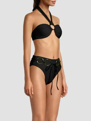 Ramy Brook Marie Bikini Top - Black