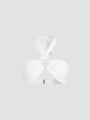 Ramy Brook Marie Bikini Top White