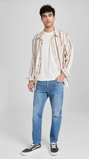 Madewell Garment-dyed Allday Crewneck Tee - Lighthouse