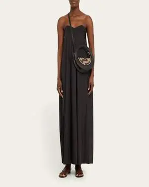 EILAF Medani Leather Crossbody Bag - Black