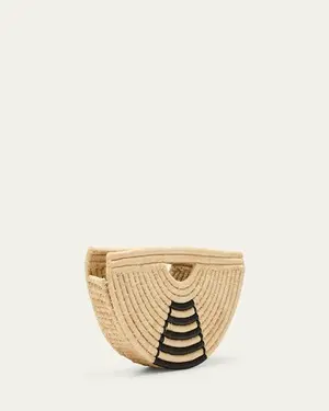 EILAF Mini Raffia Top-handle Bag
