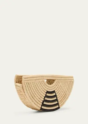 EILAF Mini Raffia Top-handle Bag