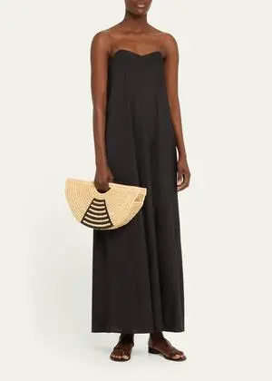 EILAF Mini Raffia Top-handle Bag