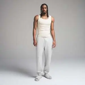 SKIMS Rib Tank Top 3 Pack | White | Medium | Cotton - Ecru Multi