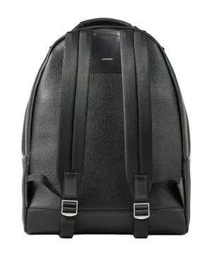 Sandro Coated Canvas Backpack - Black