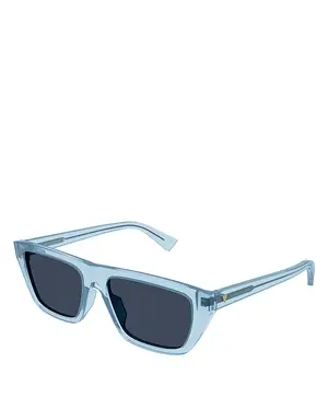 Bottega Veneta Squared Sunglasses, 54mm