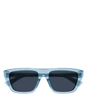 Bottega Veneta Squared Sunglasses, 54mm