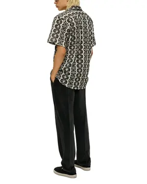 Oas Hypnotise Cuba Cotton Terry Relaxed Fit Button Down Shirt
