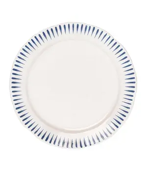 JULISKA Sitio Stripe Dinner Plate - Delft Blue