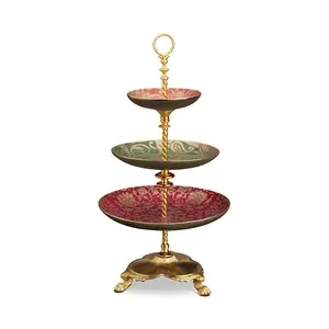 L'Objet Fortuny 3 Tier Server, Assortment - Multi