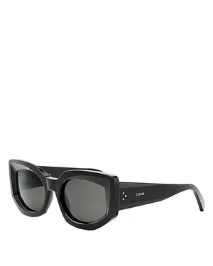 Celine Bold 3 Dots Butterfly Sunglasses Black/gray Solid