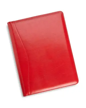 ROYCE NEW YORK Leather Writing Portfolio & Organizer Red