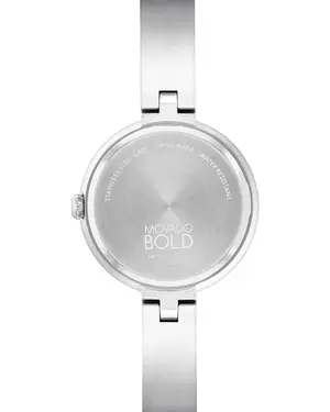 Movado Bangle Watch - Pink/silver