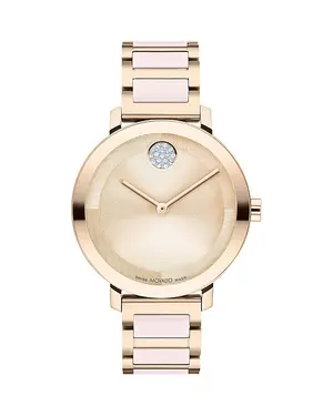 Movado Evolution 2.0 Watch, 34mm - Rose Gold