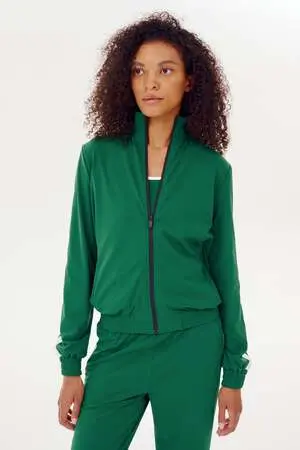 Splits59 Max Rigor Track Jacket - Arugula/white
