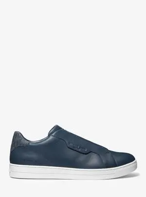 Michael Kors Keating Leather Slip-on Sneaker In Size By