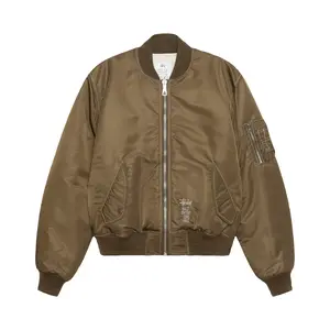 StÜssy Built Reversible Bomber Jacket - Brown