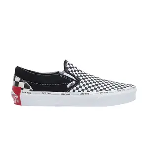 VANS Classic Slip-on Checkerboard Disarray - Black