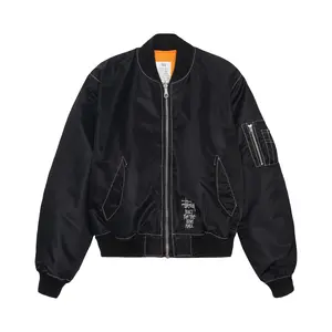 StÜssy Built Reversible Bomber Jacket - Black