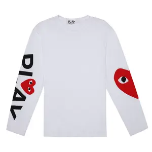 Play Comme Des Garcon Logo Long-sleeve Shirt