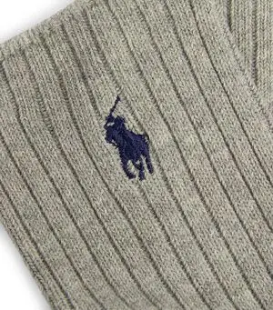 Polo Ralph Lauren Cotton-blend Classic Crew Socks - Grey