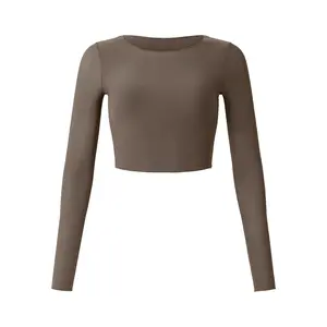 Alo Yoga Mesh Sheer Illusion Long Sleeve Top