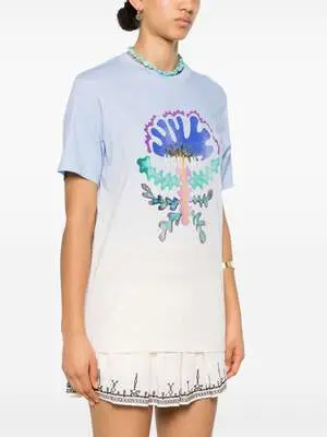 MARANT ETOILE Graphic Print Organic Cotton T-shirt