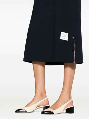 Thom Browne Rwb-trimmed Polo Dress
