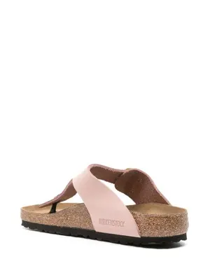 BIRKENSTOCK Gizeh Nubuck Leather Sandals - Pink