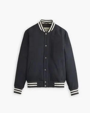 LEVI'S Faux Suede Varsity Jacket - Navy