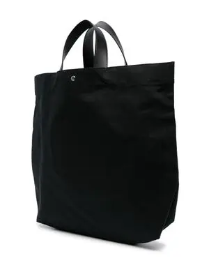 JIL SANDER Book Canvas Tote Bag - Black