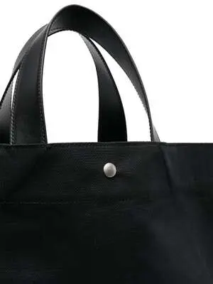 JIL SANDER Book Canvas Tote Bag - Black