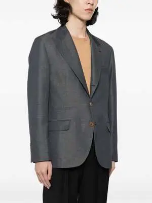 Brunello Cucinelli Single-breasted Wool-blend Blazer
