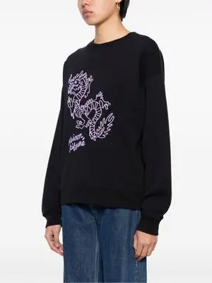 Maison Kitsuné Chinese Dragon Cotton Sweatshirt