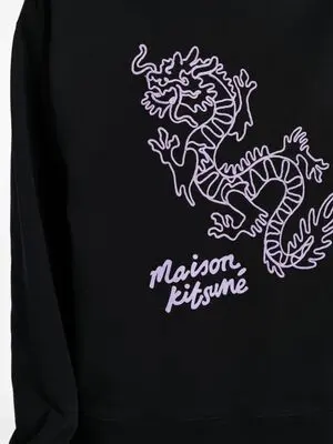 Maison Kitsuné Chinese Dragon Cotton Sweatshirt
